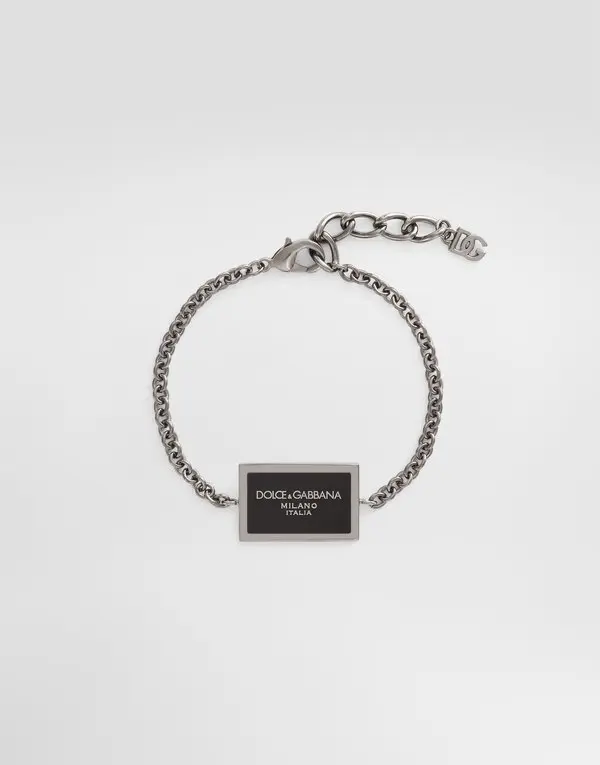Dolce & Gabbana Metal Logo Bracelet - Red