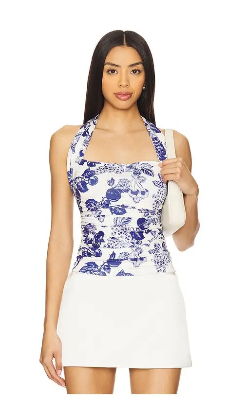 Free People Tommie Knit Top - Ivory Combo