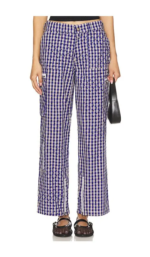 GUIZIO Adrian Gingham Pant