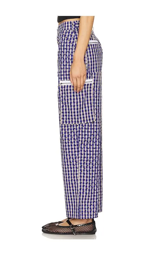 GUIZIO Adrian Gingham Pant