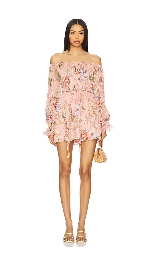 Hemant & Nandita X Romper - Peach Floral