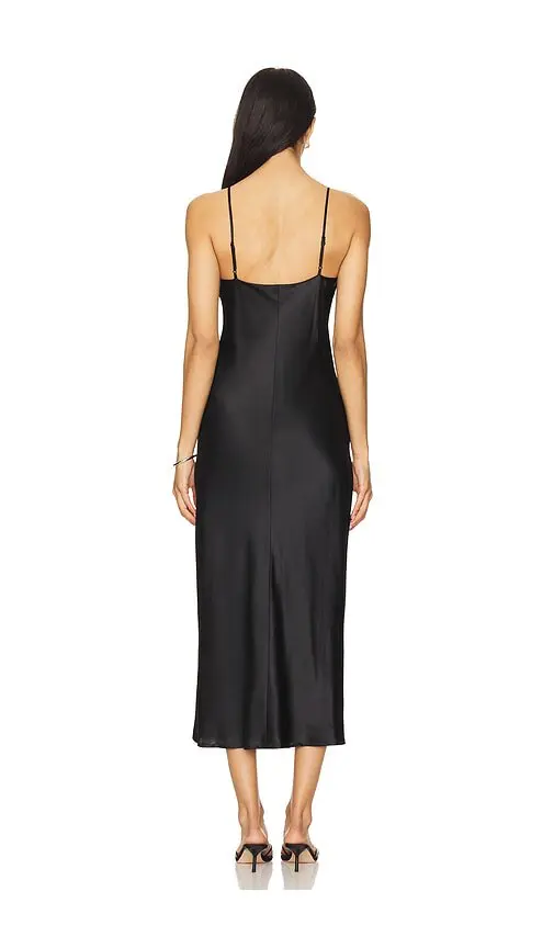 L'Agence Seridie Slip Midi Dress