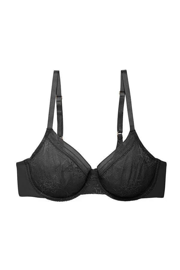Natori Love Lace Underwire Bra - Black