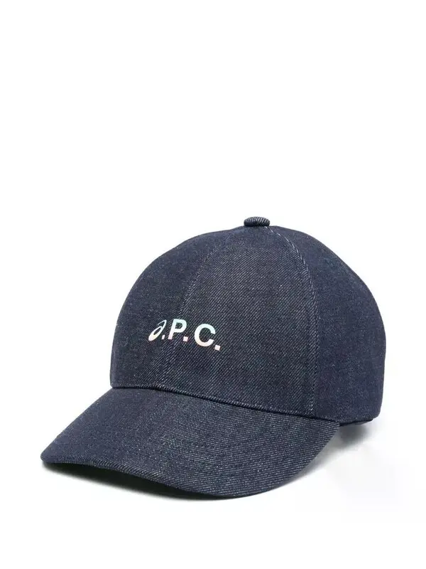 A.p.c. X Asics Logo-print Cap - Blue