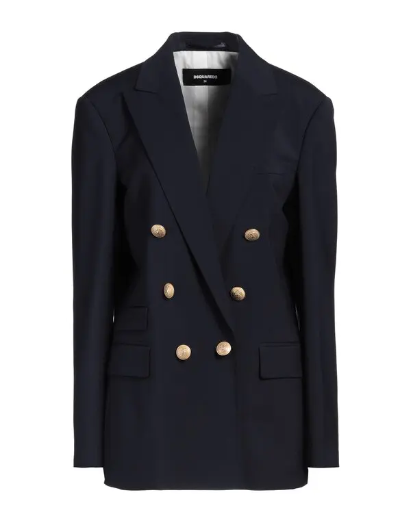 Dsquared2 Double-breasted Solid Blazer