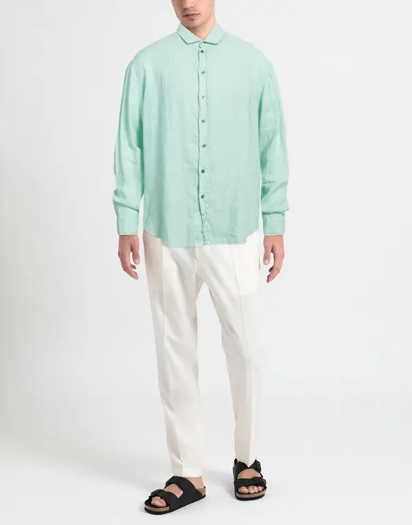 Emporio Armani Shirt Size Linen - Light Green