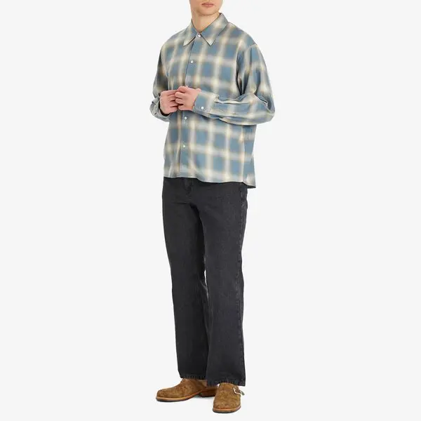 SECOND / LAYER Relaxed Check Shirt