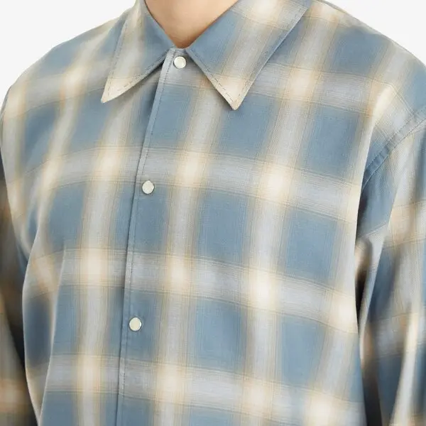SECOND / LAYER Relaxed Check Shirt