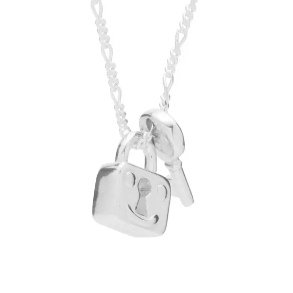 ALEC DOHERTY Lock And Key Pendant Necklace