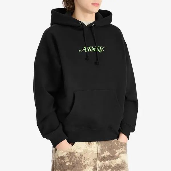 Awake Ny Classic Logo Hoodie - Black | Editorialist