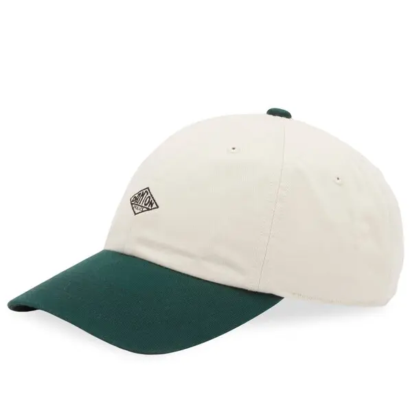 DANTON Two-tone Baseball Cap - Ecru/green