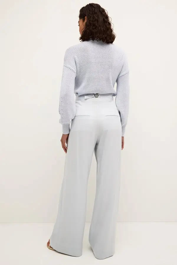 MARIE OLIVER Macbee Pleated Trousers - Arctic