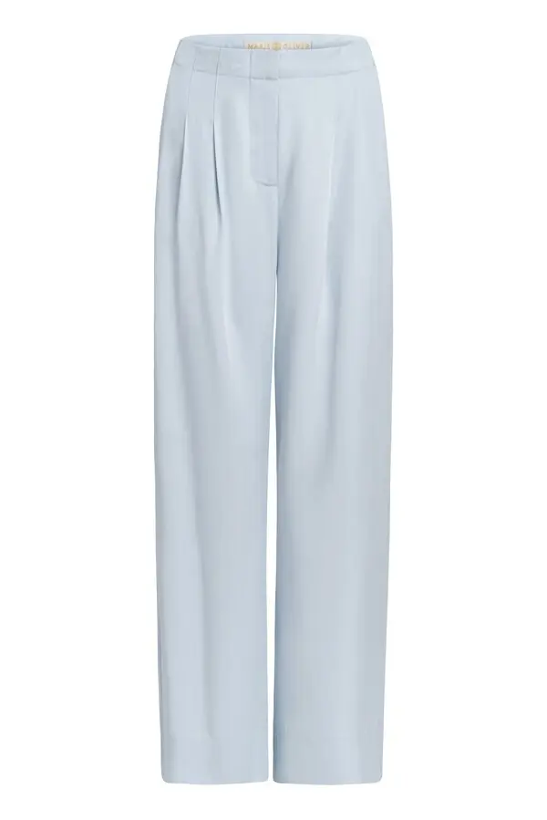 MARIE OLIVER Macbee Pleated Trousers - Arctic