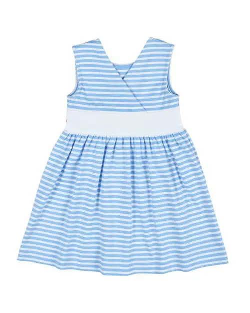 FLORENCE EISEMAN Stripe Knit Dress With Strawberry Appliqués