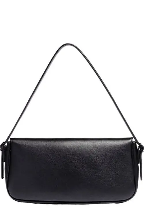 Santoni Leather Shoulder Bag With Buckle Detail
