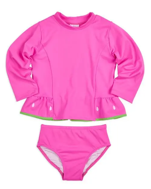 FLORENCE EISEMAN Rashguard Swimsuit - Fuchsia