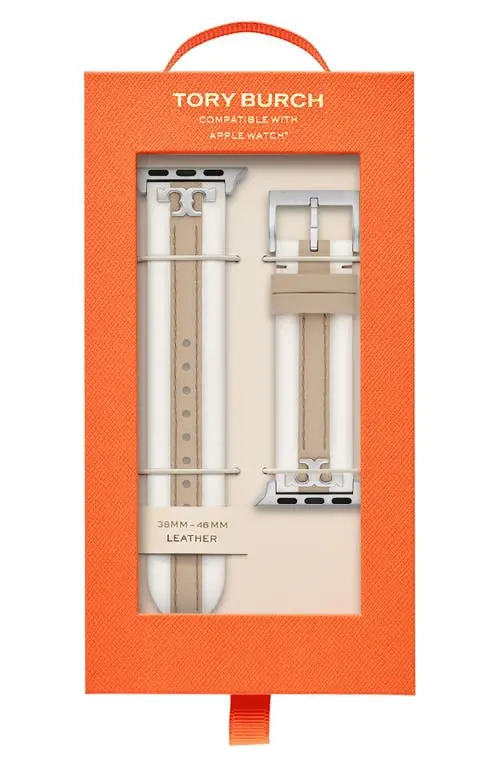 Tory Burch Kira Leather Apple Watch® Strap