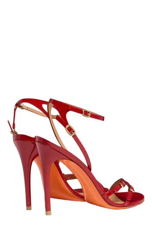 Santoni Patent Leather High-heel Sandals