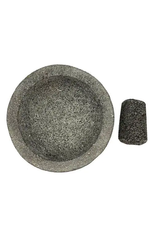 VERVE CULTURE Molcajete In Basket