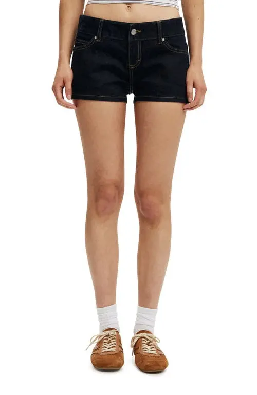 COTTON ON Micro Low Denim Short - Shutter Blue