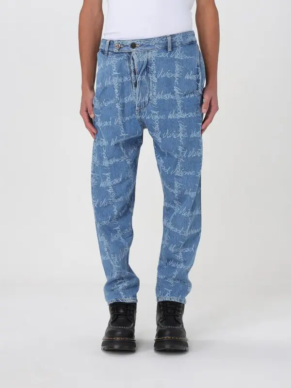 VIVIENNE WESTWOOD All-over Logo Jeans