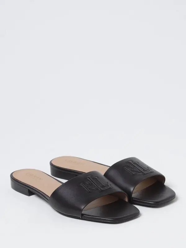Ralph Lauren Heeled Sandal - Black