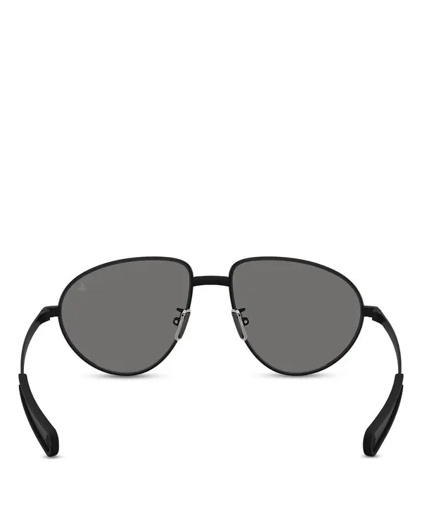 Moncler Vizla 55mm Aviator Sunglasses