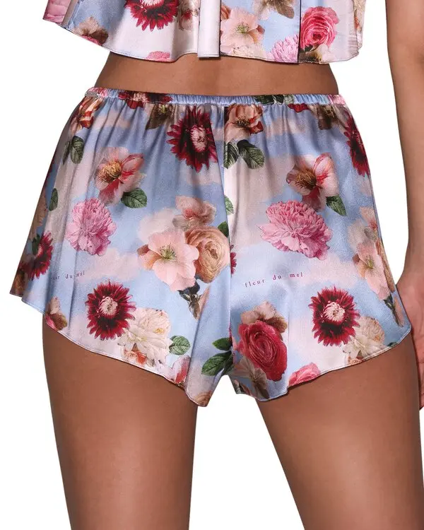 Fleur Du Mal Luxe Flutter Shorts
