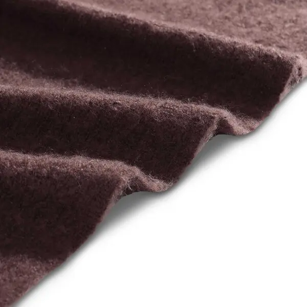 Calvin Klein Mohair Solid Throw Blanket, 70l X 50w - Dark Red