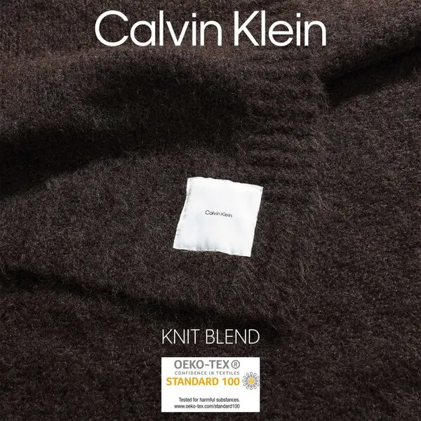 Calvin Klein Knitted Throw Blanket, 70 X 50 - Chocolate Brown