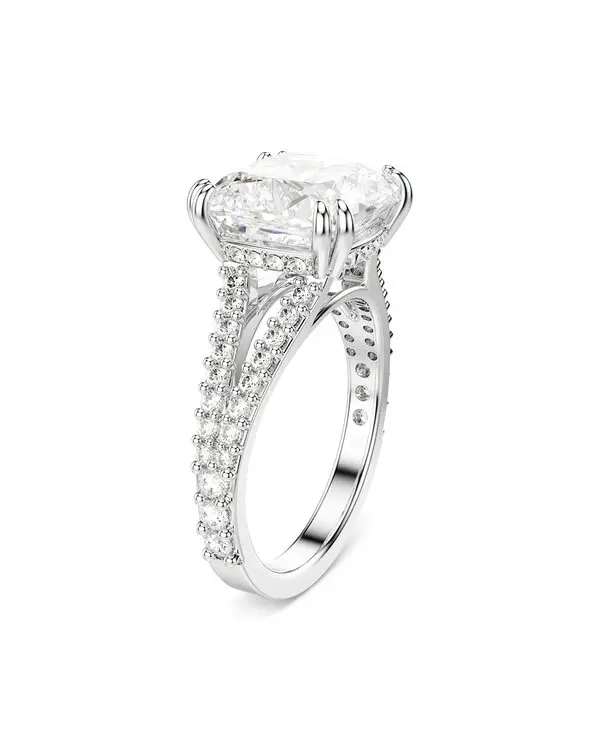 SWAROVSKI Stilla Square Crystal Ring - Silver