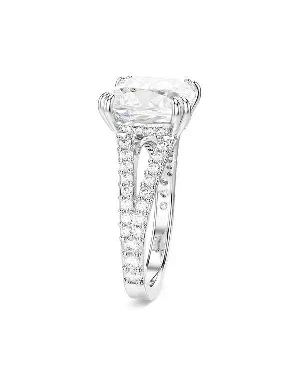SWAROVSKI Stilla Square Crystal Ring - Silver