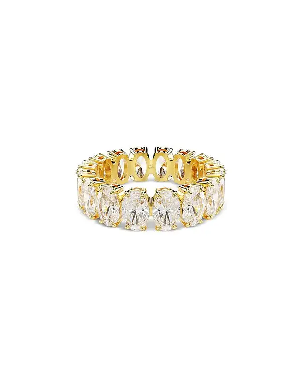 SWAROVSKI Matrix Oval Crystal Eternity Ring - Gold