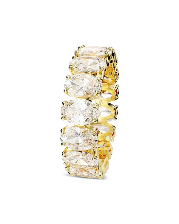 SWAROVSKI Matrix Oval Crystal Eternity Ring - Gold