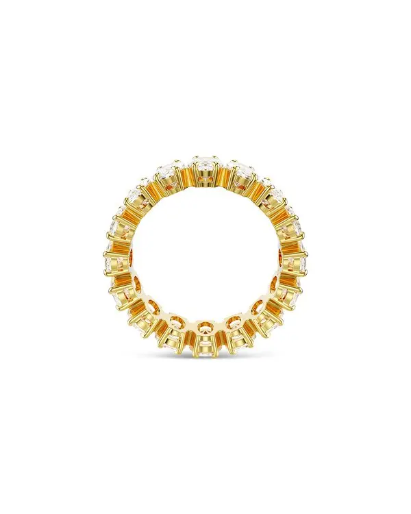 SWAROVSKI Matrix Oval Crystal Eternity Ring - Gold