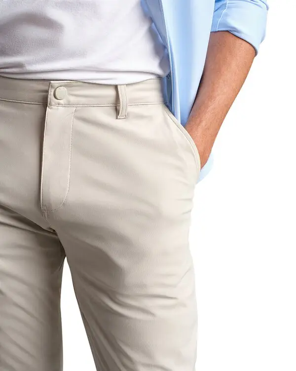 RHONE Slim Fit Commuter Pants - Stone