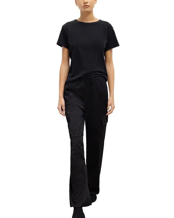 LESET Laura Margo Cotton Tee - Black