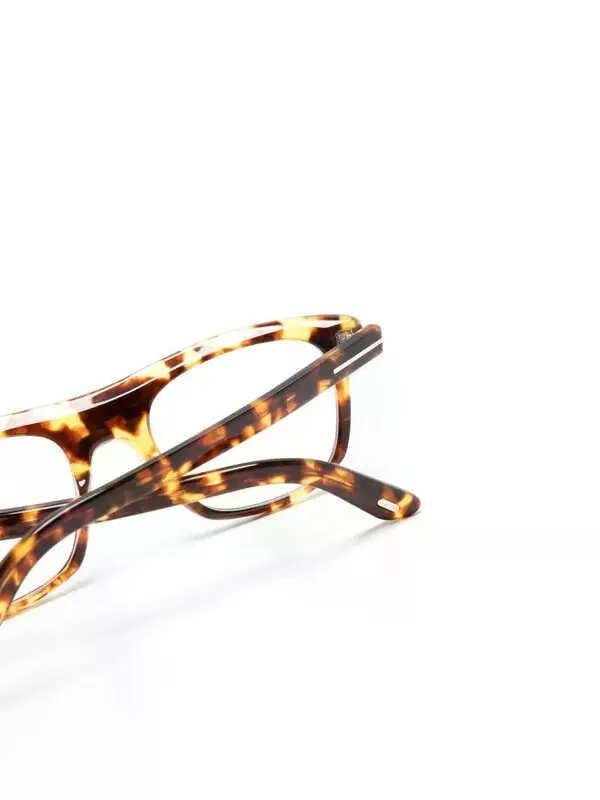 TOM FORD Tortoiseshell Square-frame Glasses - Brown