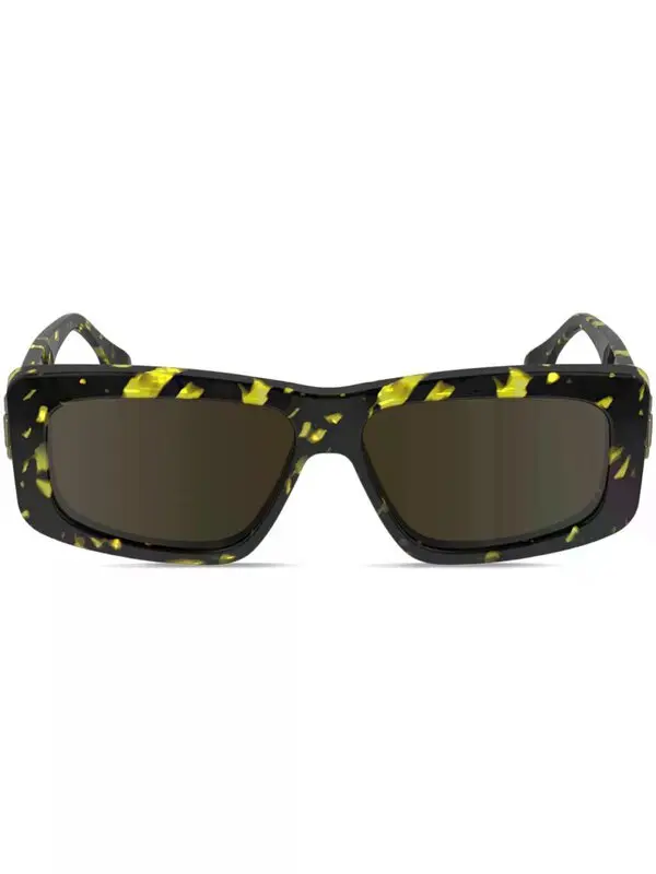 Victoria Beckham Link-embellished Sunglasses - Black