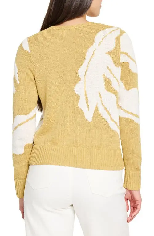 NIC+ZOE Shadow Reef Sweater - Yellow Multi