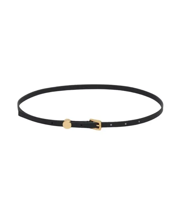 Marni Buckled Leather Belt - 00n99 Black