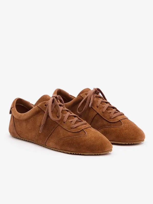 REFORMATION Terra Sporty Mesh Sneakers - Brown