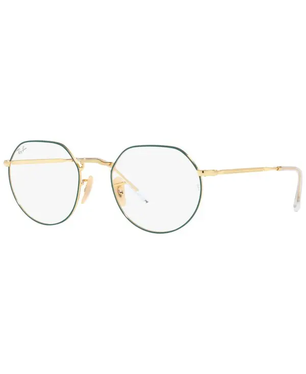 Ray-ban Jack Irregular Eyeglasses - Petroleum On Arista