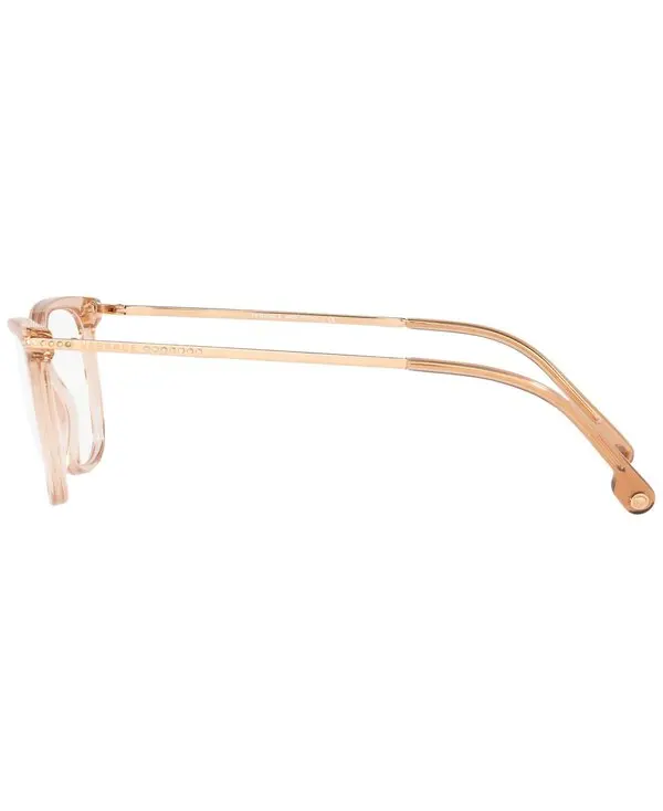 Versace Pillow Eyeglasses With Strass Embellishments