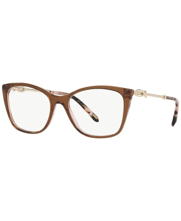 Tiffany & Co. Square Acetate Eyeglasses - Brown
