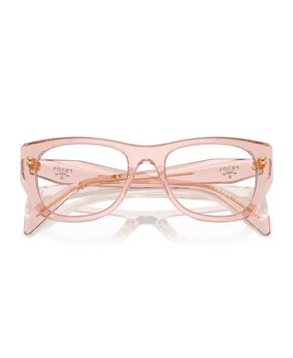 Prada Acetate Eyeglasses - Transparent Peach
