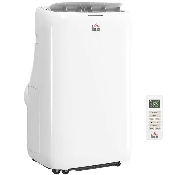 HOMCOM Inverter Portable Air Conditioner With Dual Hose - White
