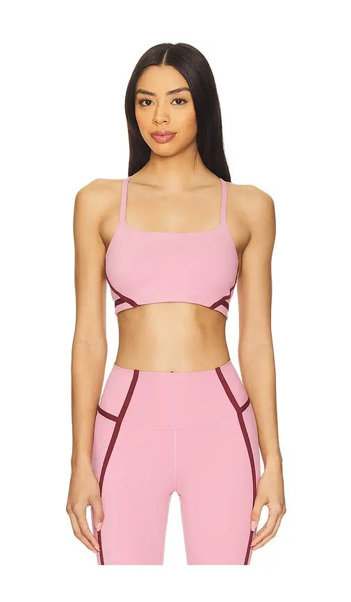 Nike Light-support Lightly Lined Sports Bra In Pink