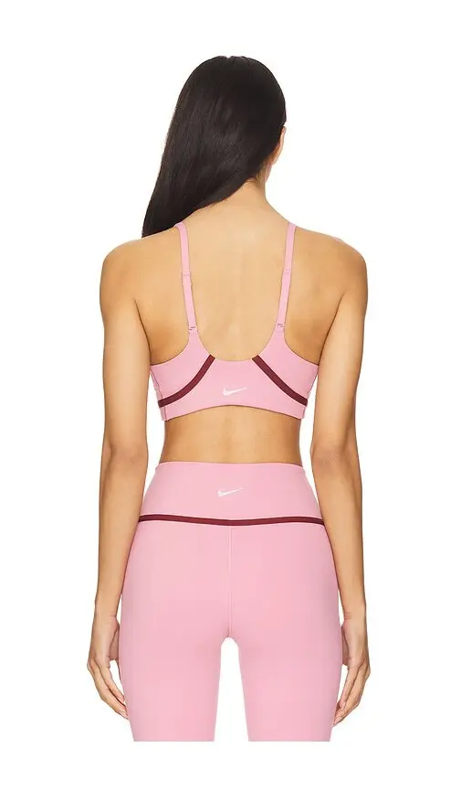Nike Light-support Lightly Lined Sports Bra In Pink