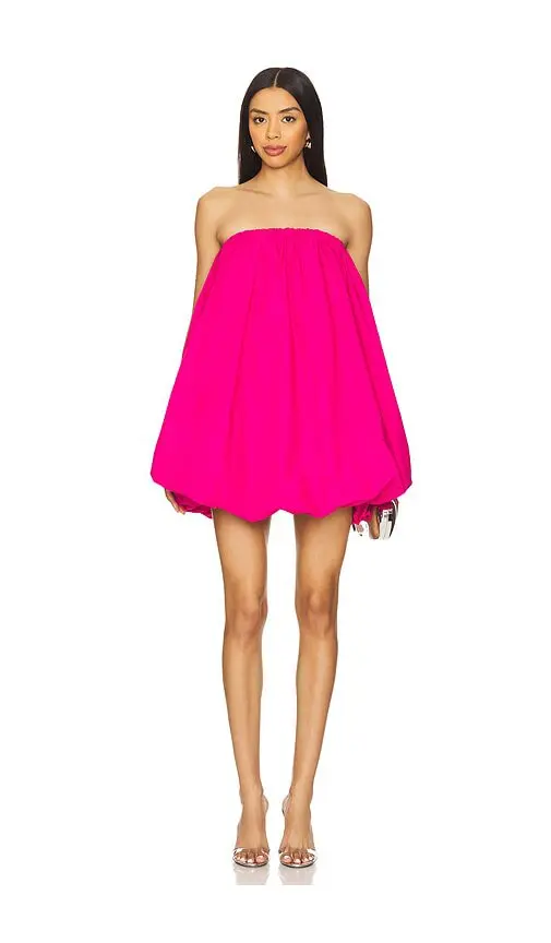 knee length dresses for ladies Sofie The Label Poplin Strapless Bubble Dress L